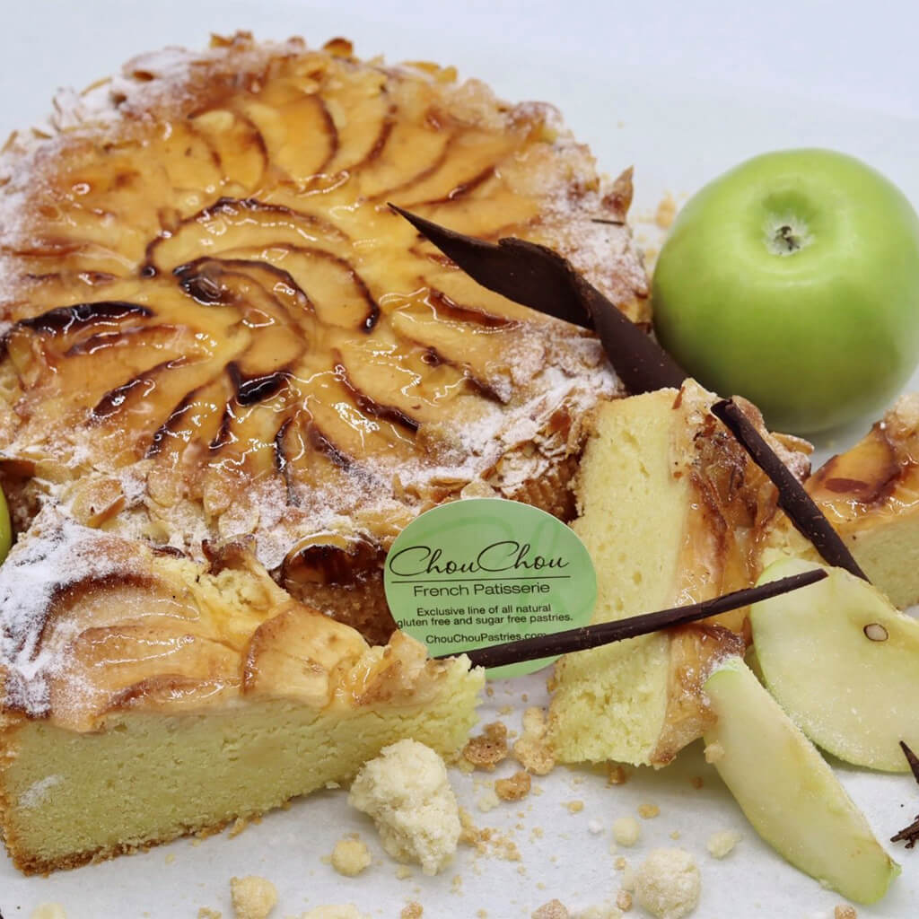 Apple Almond Gâteau – Chou Chou French Patisserie
