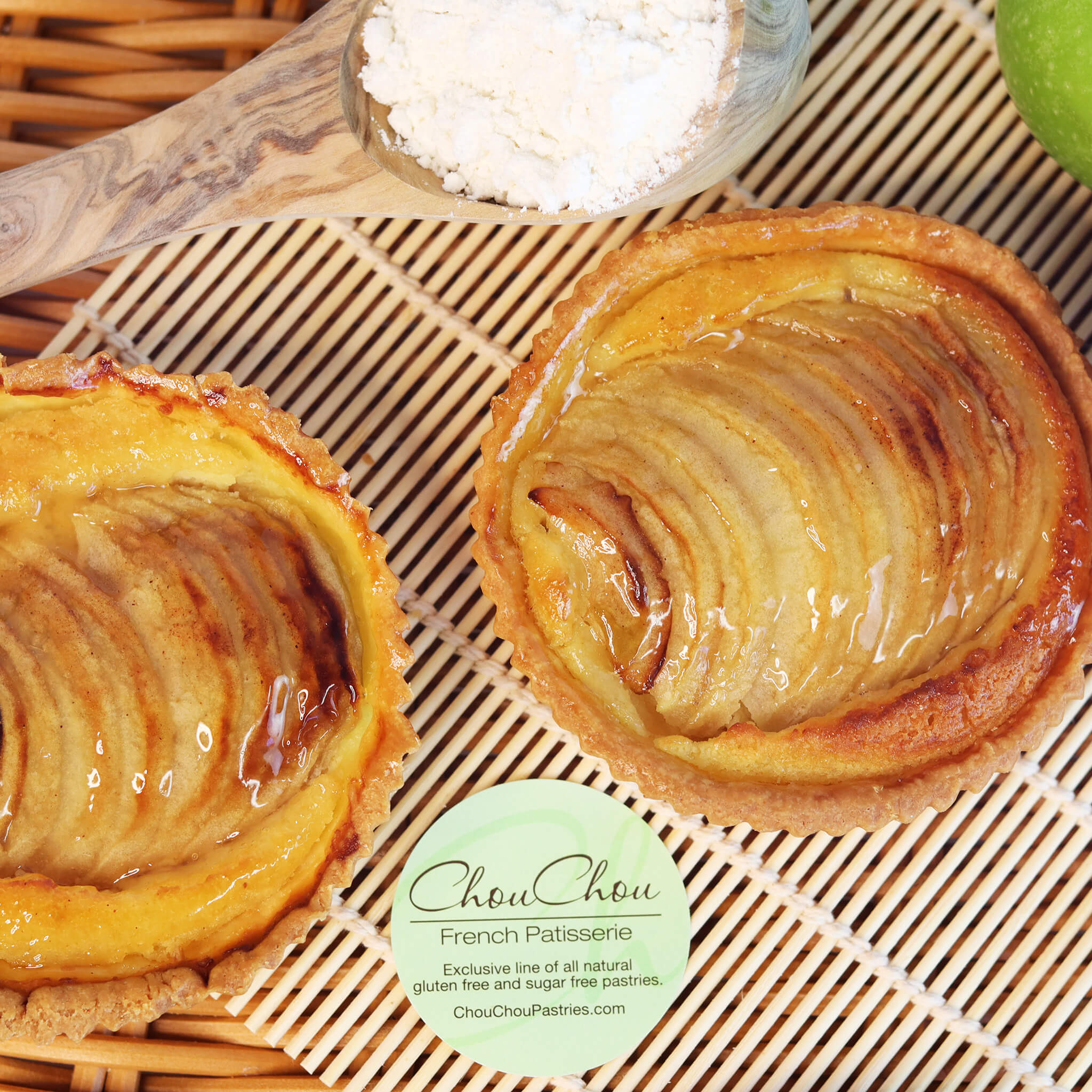 Apple Almond Tart (Box of 12) – Chou Chou French Patisserie