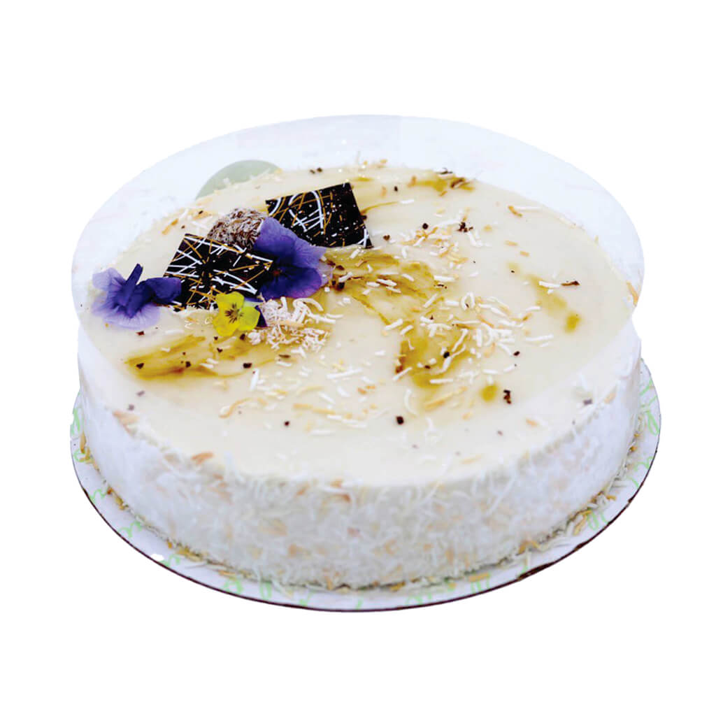 Coconut Crème Vegan Cake – Chou Chou French Patisserie